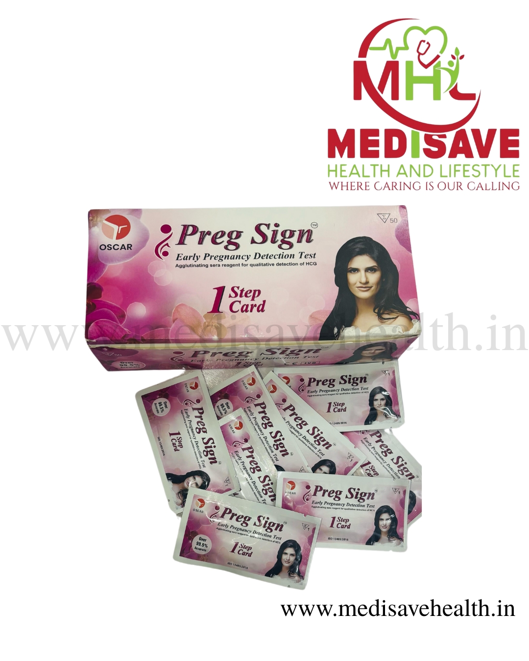Pregnancy Test Kit by Oscar - Quick & Easy| hCG Test Card|Detect ...
