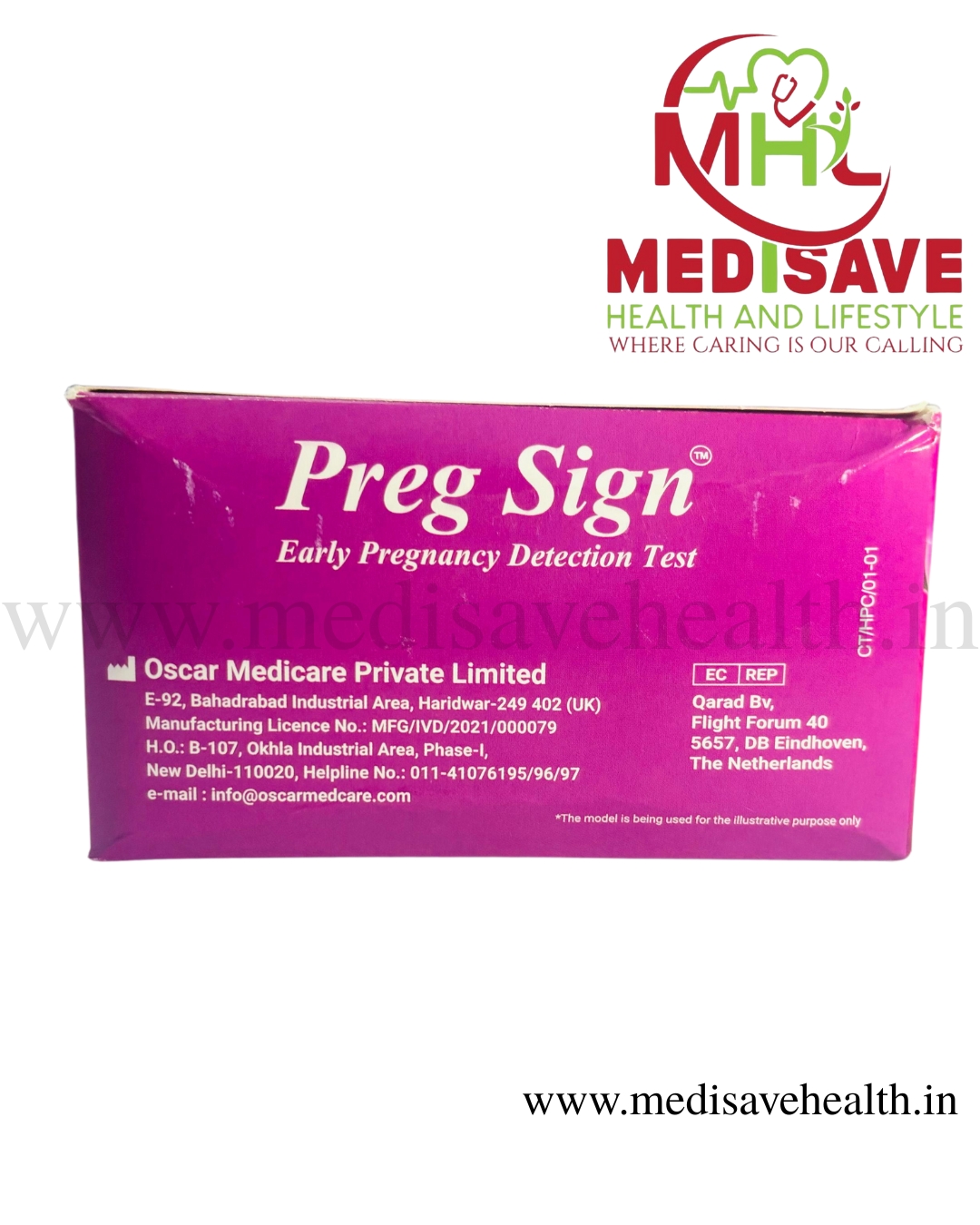 Pregnancy Test Kit by Oscar - Quick & Easy| hCG Test Card|Detect ...